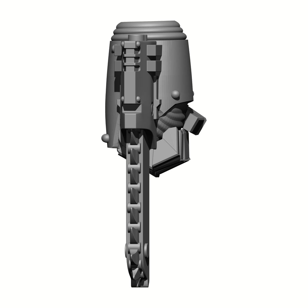 Battle Brother Left-Handed Power Fist with Chainblade for McFarlane To ...