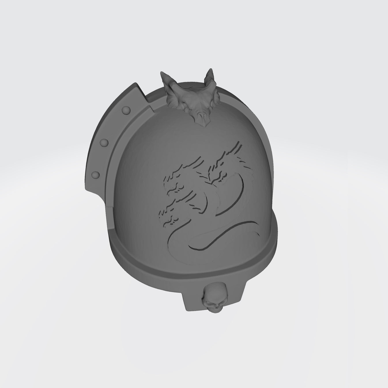 Hydra Legion G:11 V5 Skull Shoulder Pad Hydra with Dragon Head for McF ...