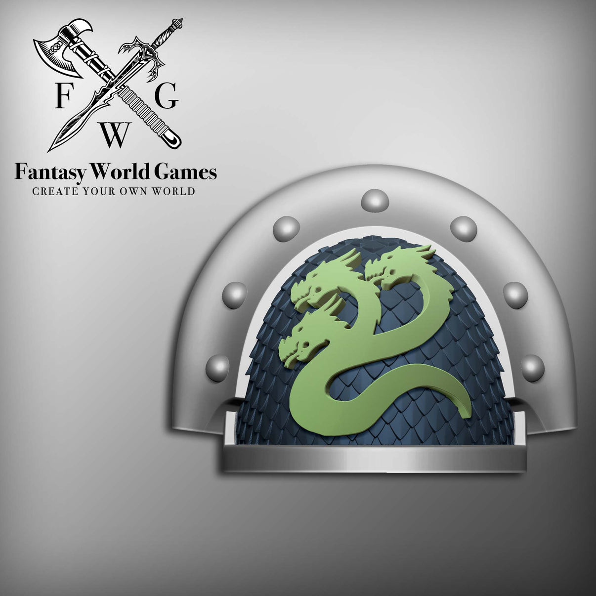 Hydra Legion G:3 V11 Shoulder Pad Scaled Left Shoulder for McFarlane T ...